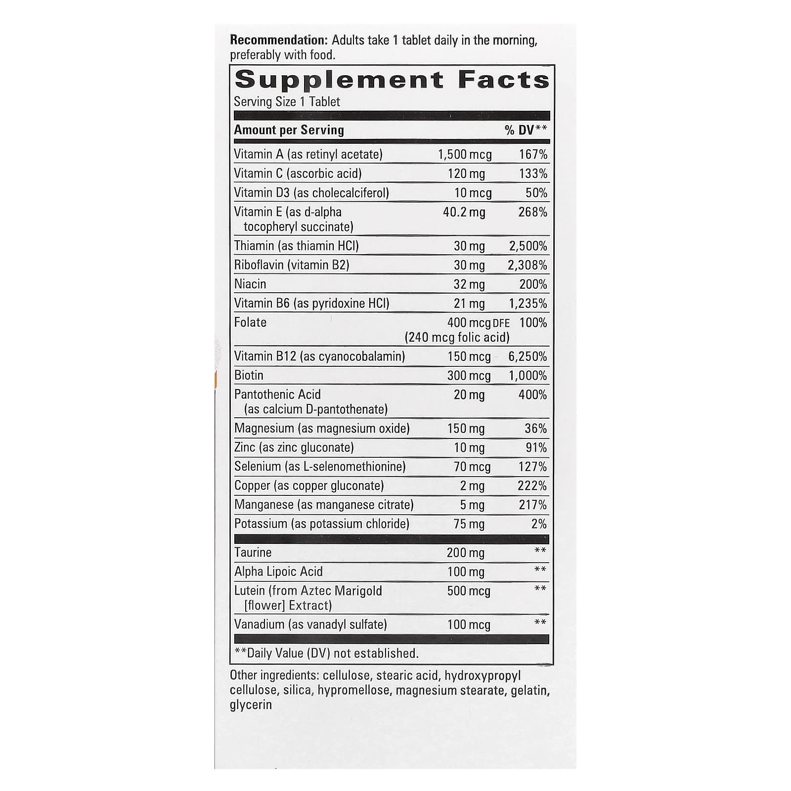 Nature's Way, Alpha Betic® Multivitamin, 30 Tablets