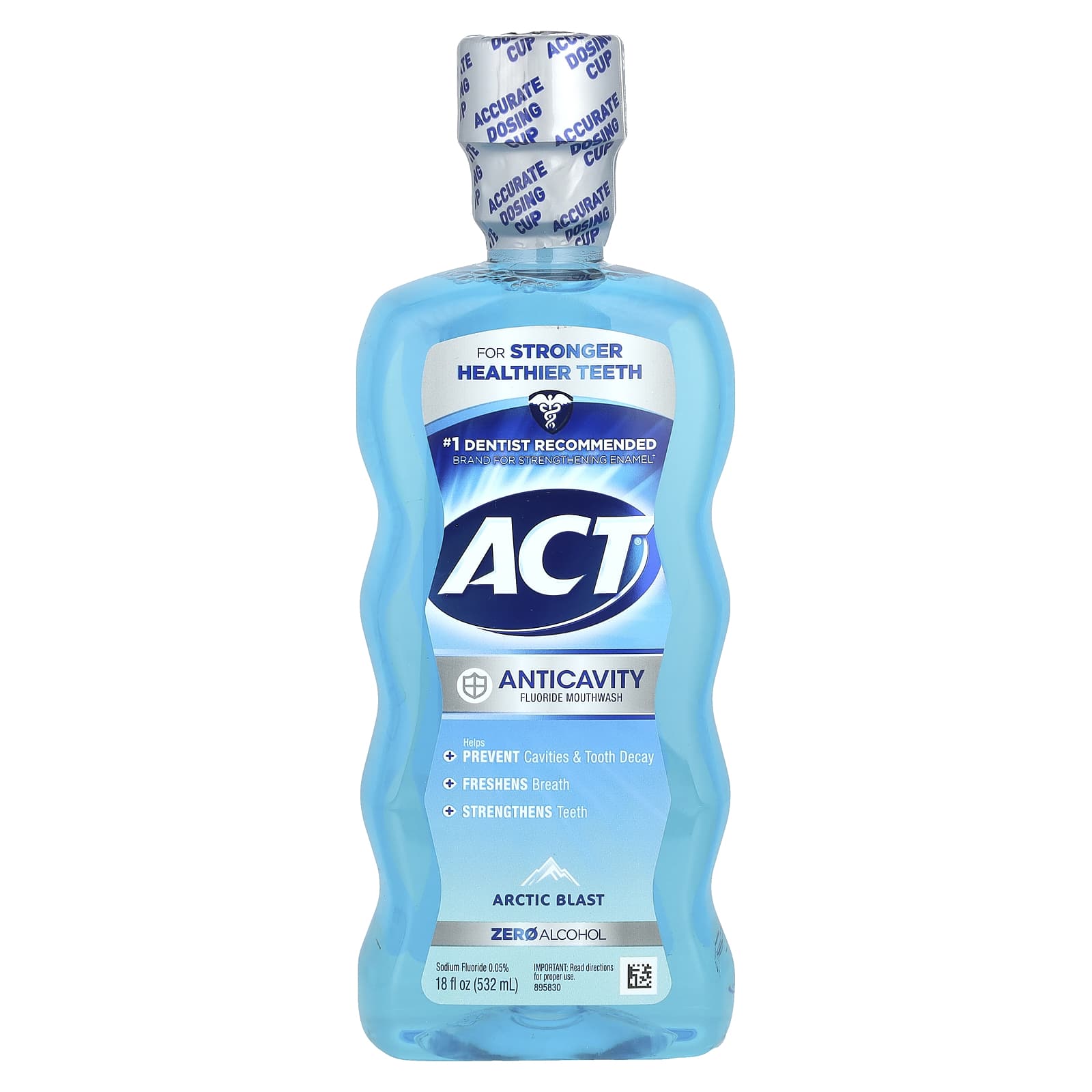 Act Mouthwash Logo Act Mouthwash, Fluoride, Anticavity, Zero Alcohol,