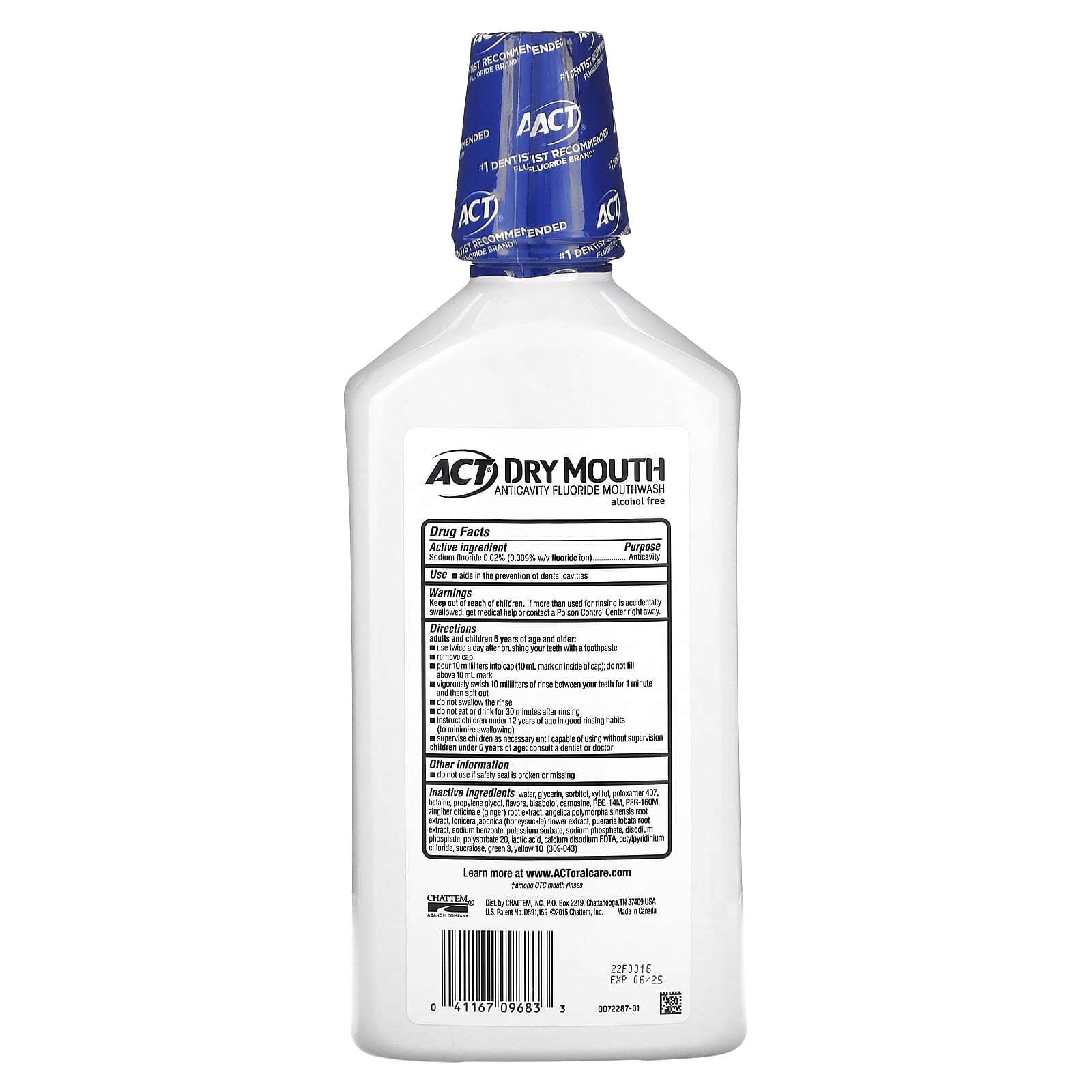 Act, Dry Mouth Anticavity Fluoride Mouthwash with Xylitol, Alcohol Free ... Act, Dry Mouth Anticavity Fluoride Mouthwash with Xylitol, Alcohol Free ...