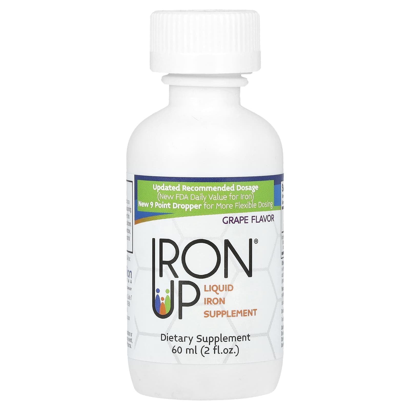 A.C. Grace Company, Iron Up, Liquid Iron Supplement, Grape, 2 fl oz (60 ml)