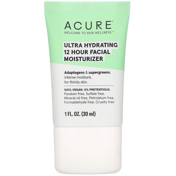Acure, Ultra Hydrating, 12 Hour Facial Moisturizer, 1 fl oz (30 ml)