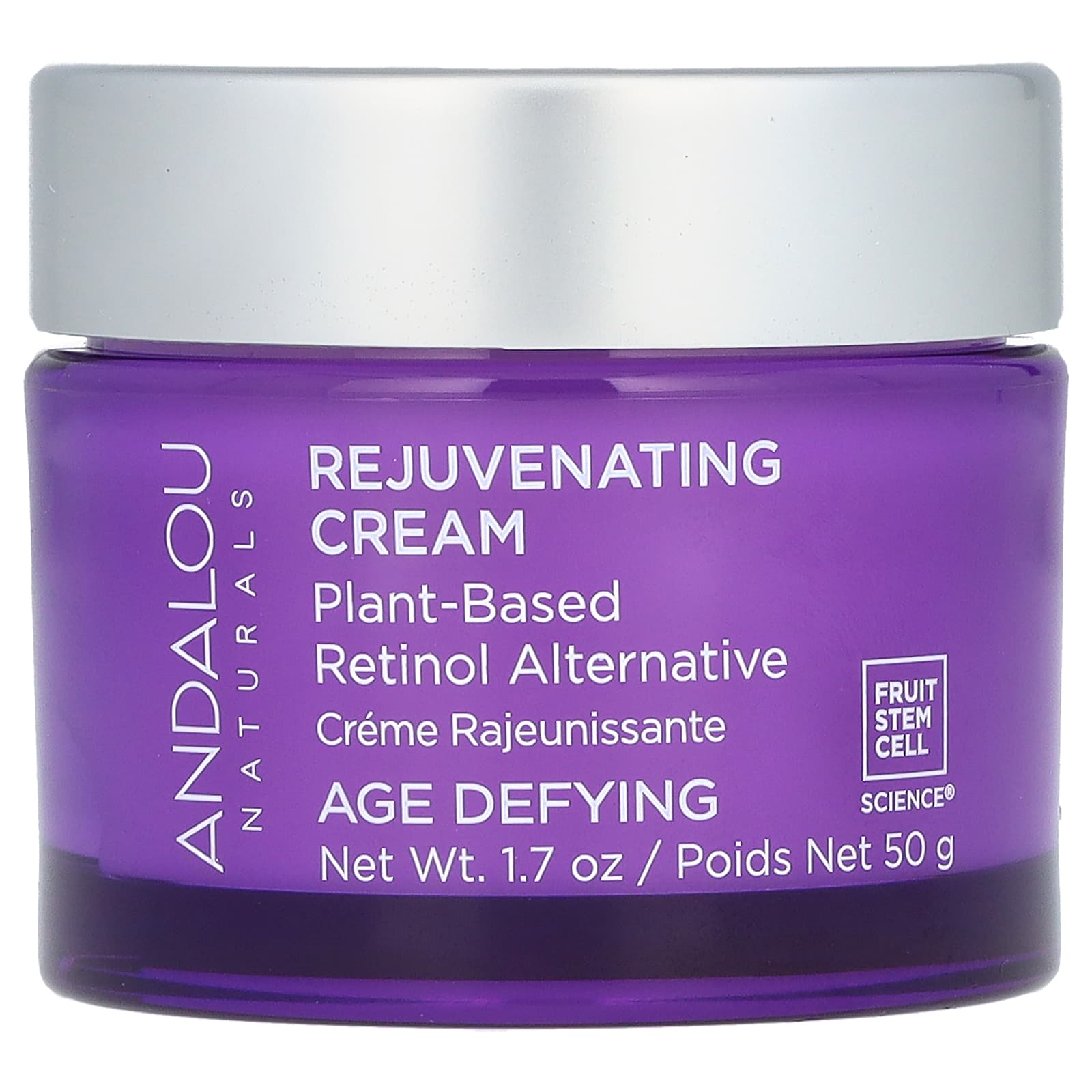 Andalou Naturals, Rejuvenating Cream, Plant-Based Retinol Alternative ...
