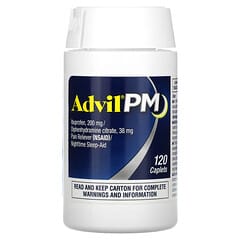 Advil, PM, Ibuprofen, 200 mg , 120 Coated Caplets