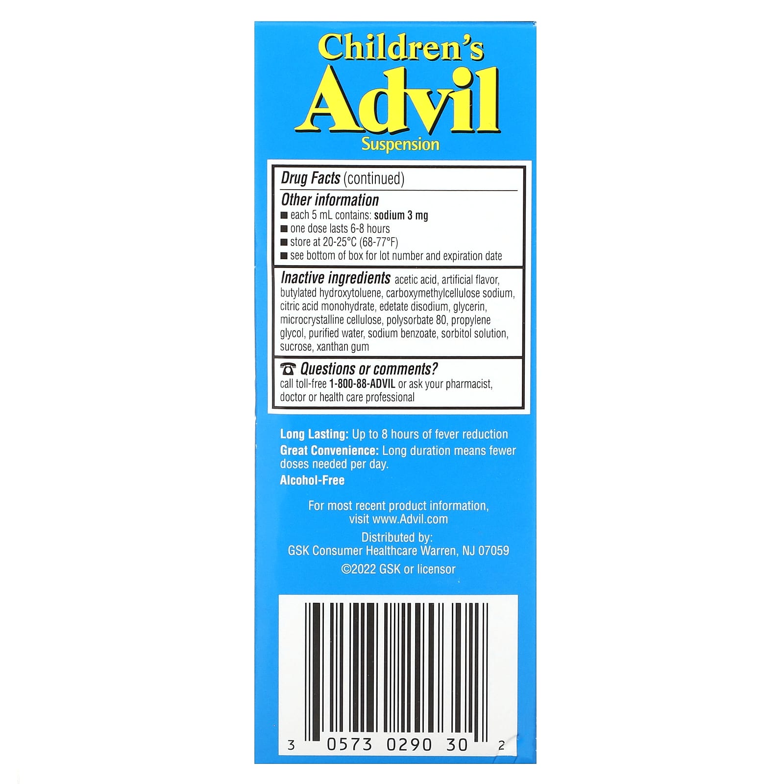 Advil, Children's Advil, Fever, For Ages 2-11 Years, White Grape, 4 fl ...