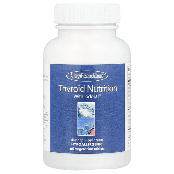 Allergy Research Group, Thyroid Nutrition with Iodoral®, 60 Vegetarian ...