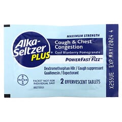 Alka-Seltzer Plus, Maximum Strength, Cough & Chest Congestion, Cool ...