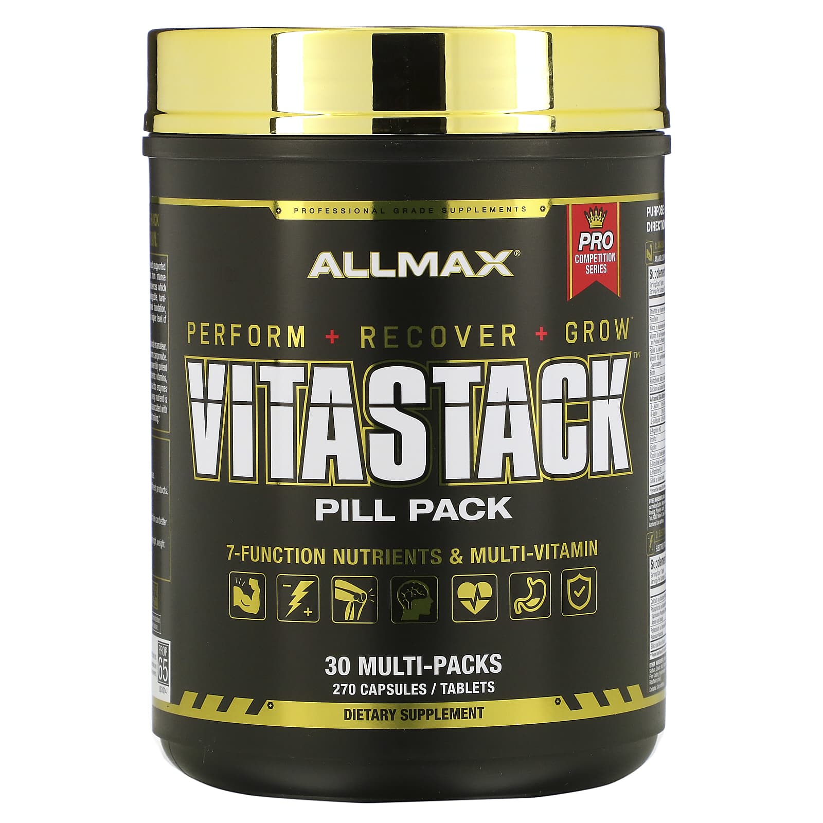 ALLMAX, Vitastack, Pill Pack, 30 Multi-Packs