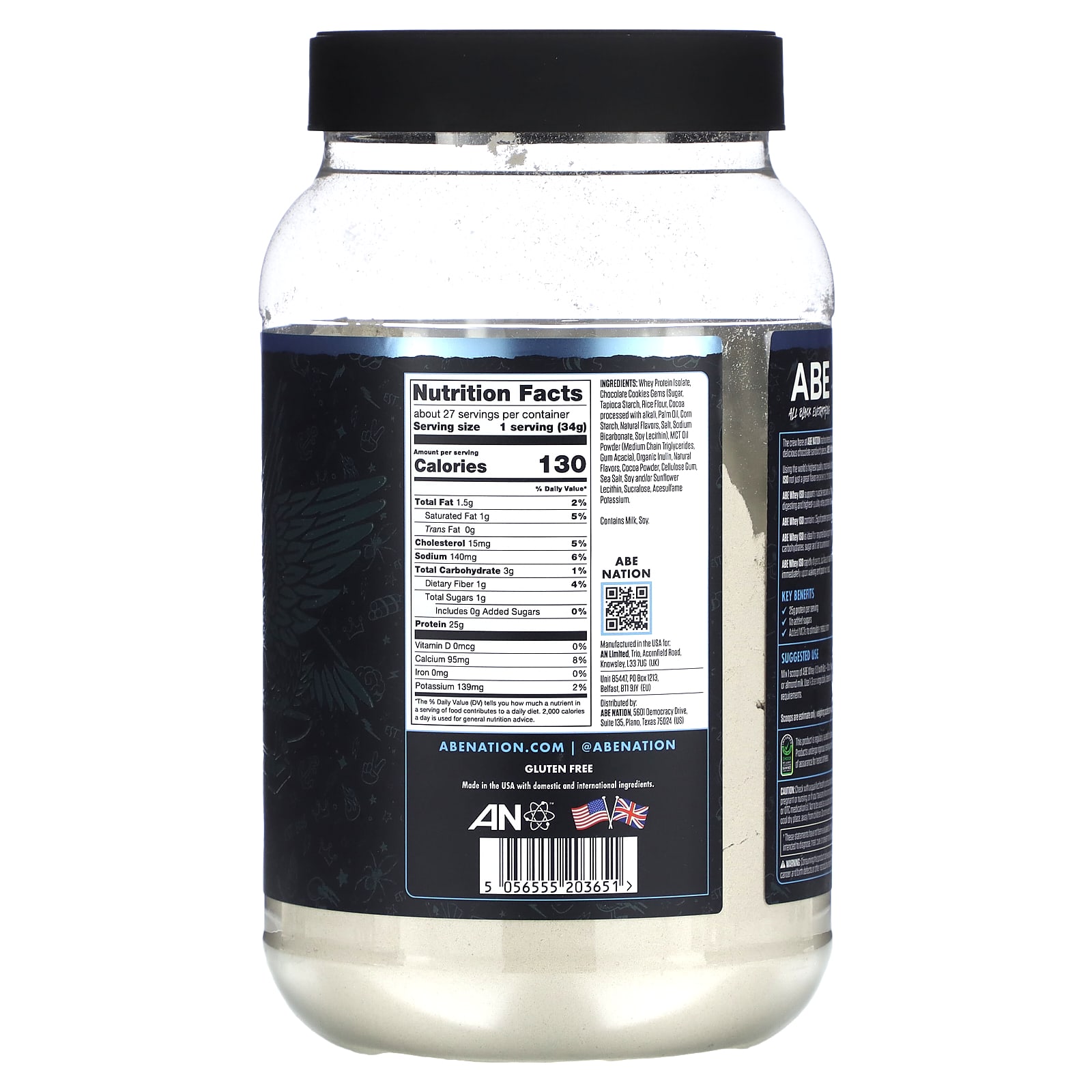 ABE, Whey ISO（ホエイアイソ）、アイスクリームサンドイッチ、907g（2ポンド）