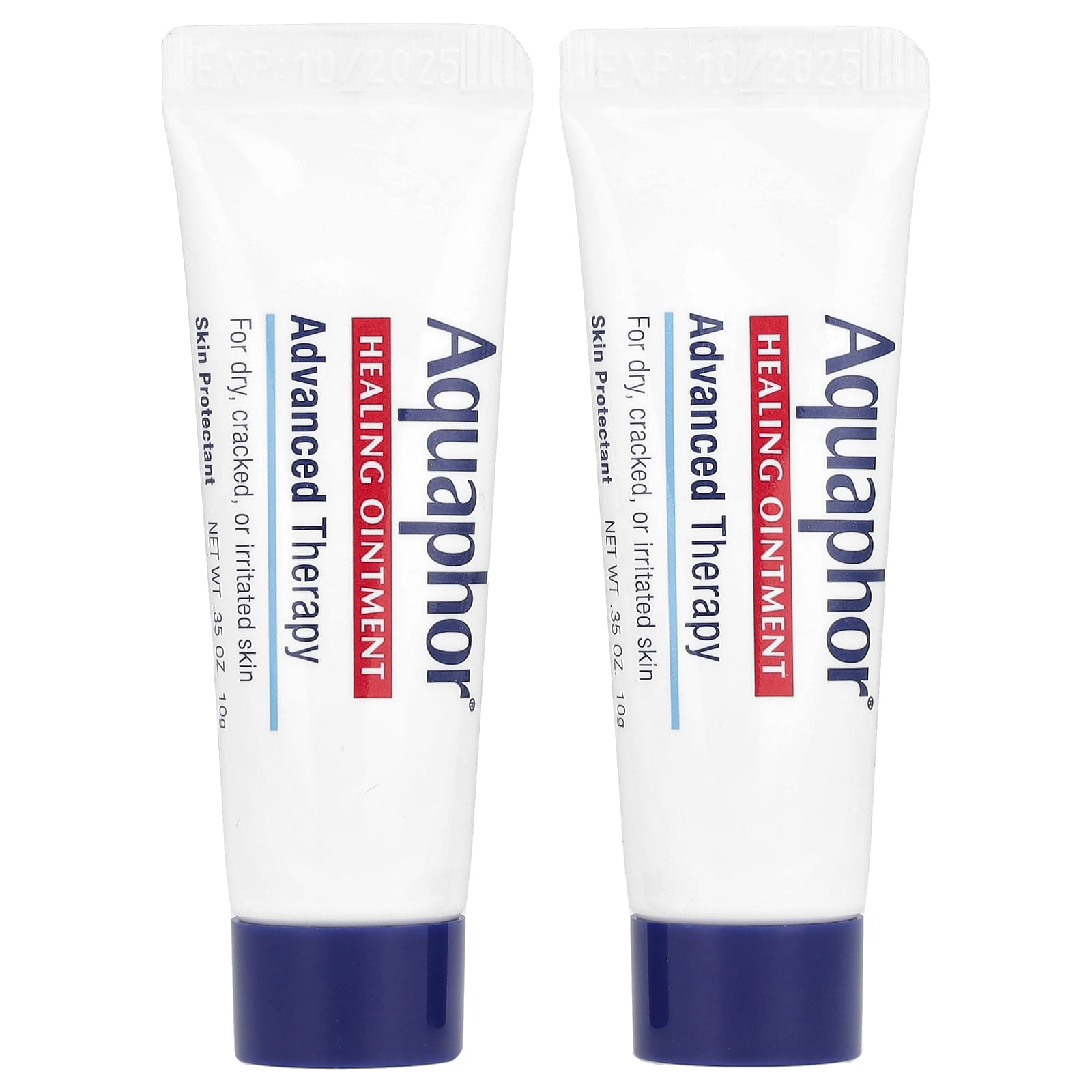 Aquaphor, Advanced Therapy, Healing Ointment, Fragrance Free , 2 Tubes ...