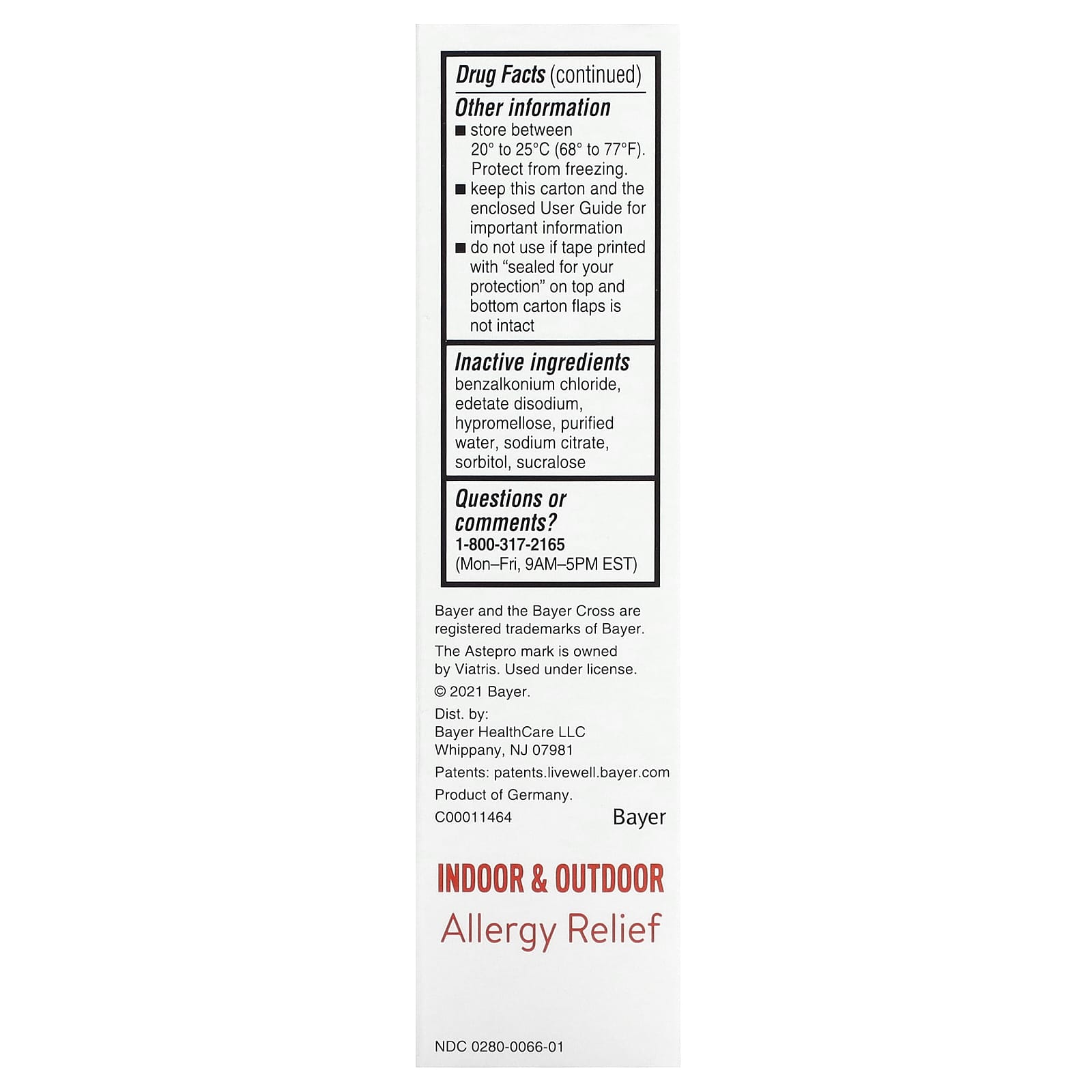 ASTEPRO, Children's Allergy, Antihistamine Nasal Spray, Age 6 ...