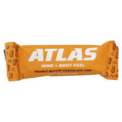 Atlas Bar, Grass-Fed Whey Protein Bar, Peanut Butter Chocolate Chip, 12 ...