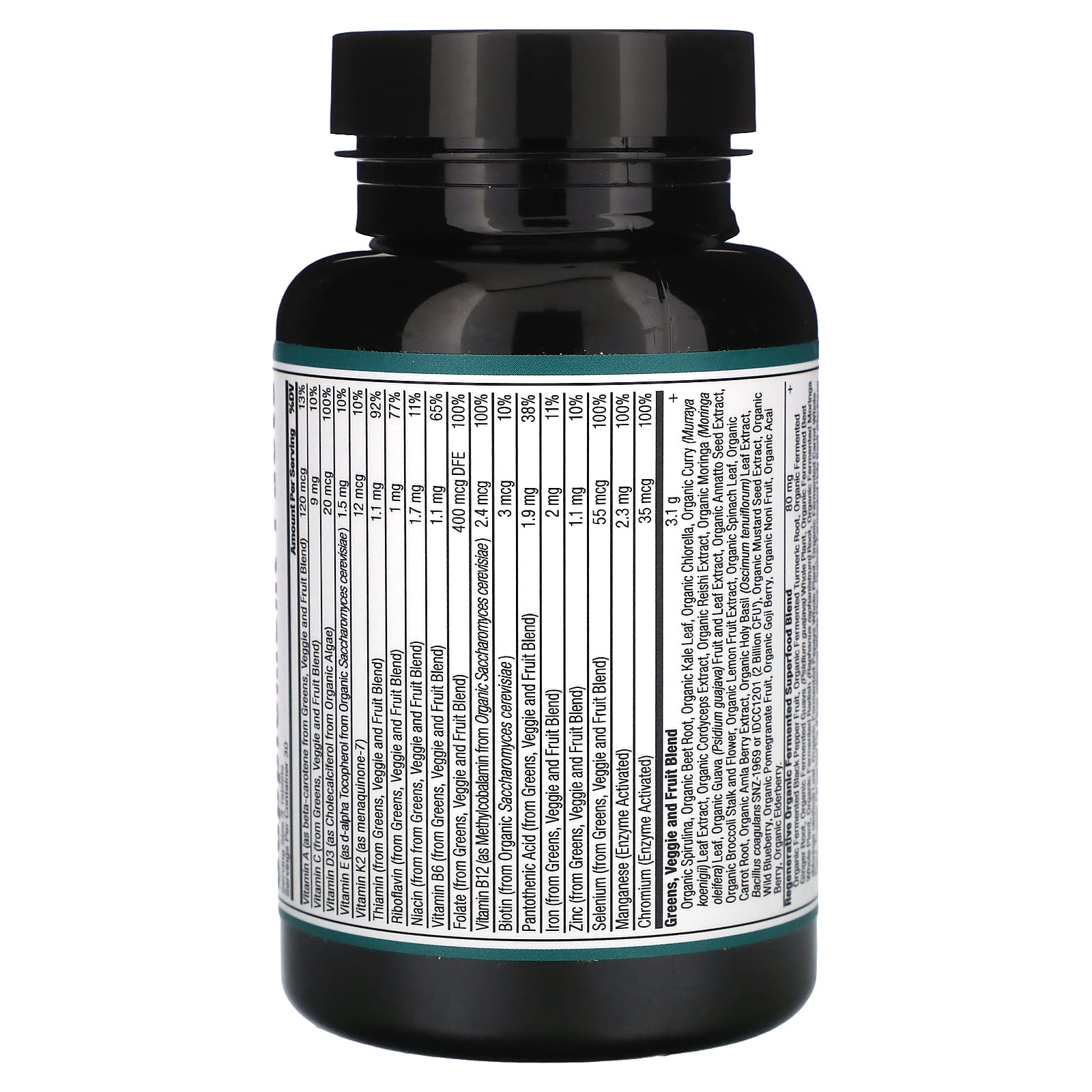 Ancient Nutrition, Organic Super Greens + Multivitamin, 90 Tablets