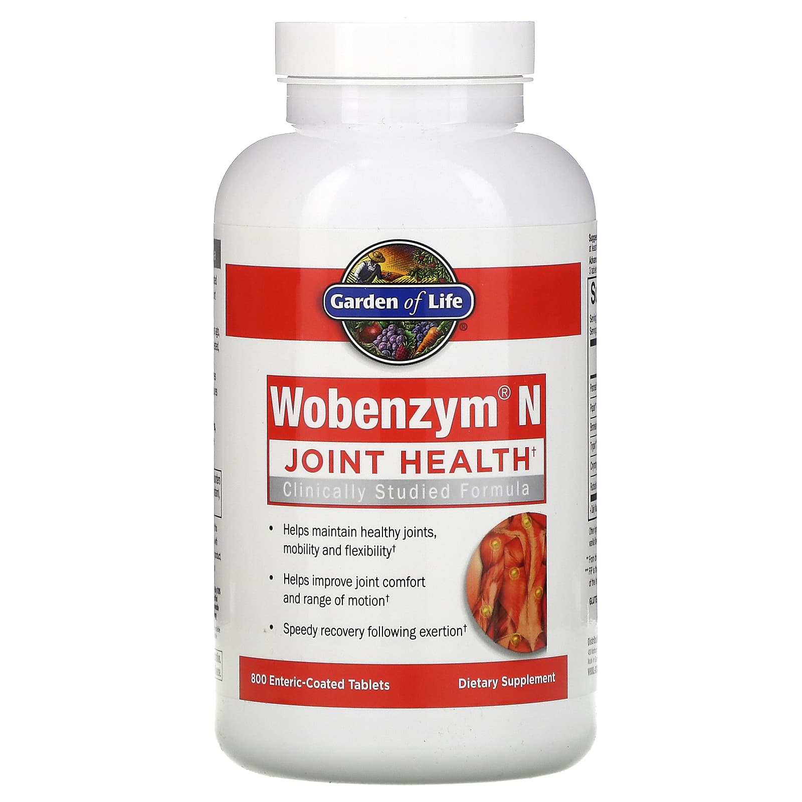 Wobenzym N, Joint Health, 800 Enteric-Coated Tablets