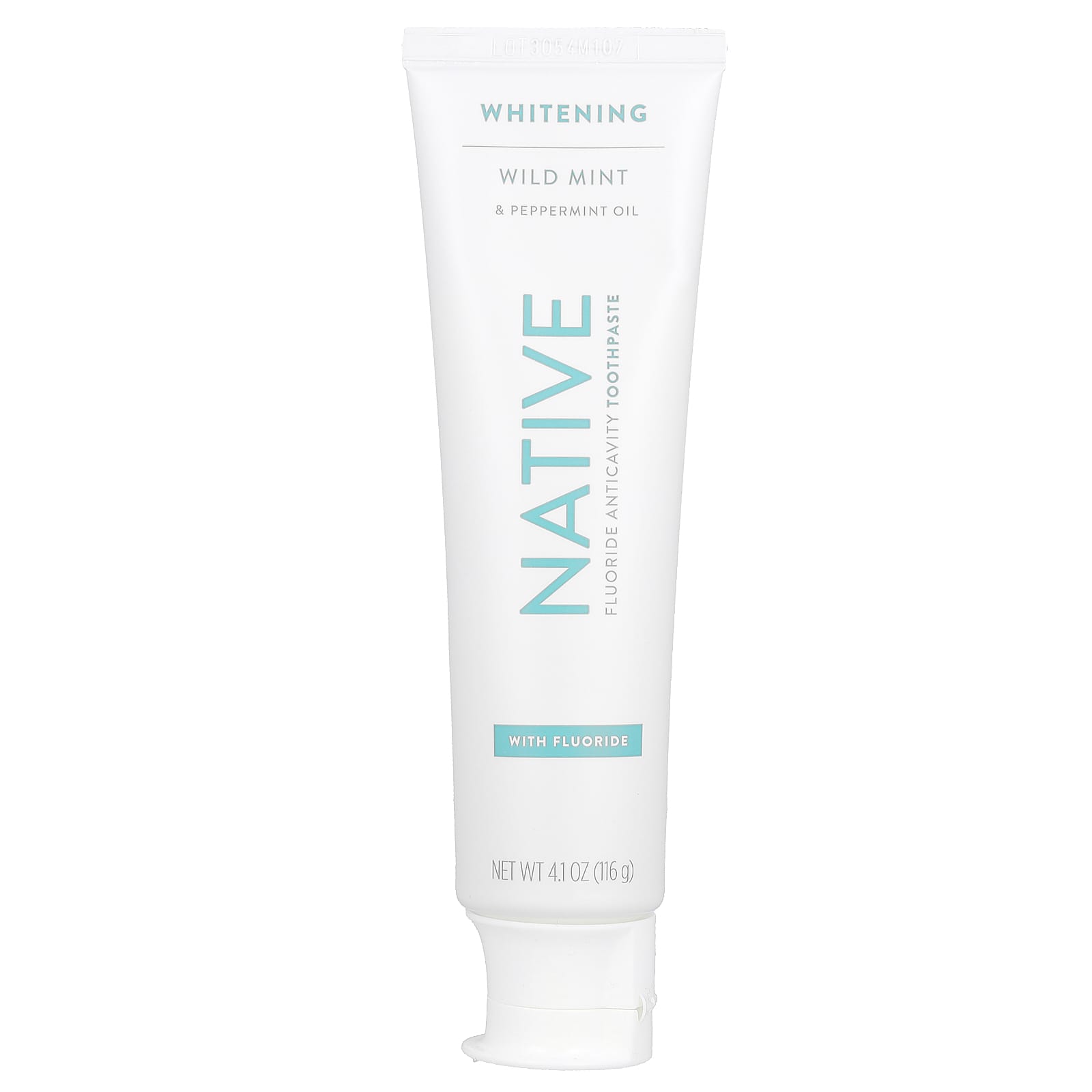 Native, Whitening Toothpaste, With Fluoride, Wild Mint & Peppermint Oil ...