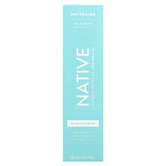 Native, Whitening Toothpaste, With Fluoride, Wild Mint & Peppermint Oil ...