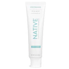 Native, Whitening Toothpaste, With Fluoride, Wild Mint & Peppermint Oil ...