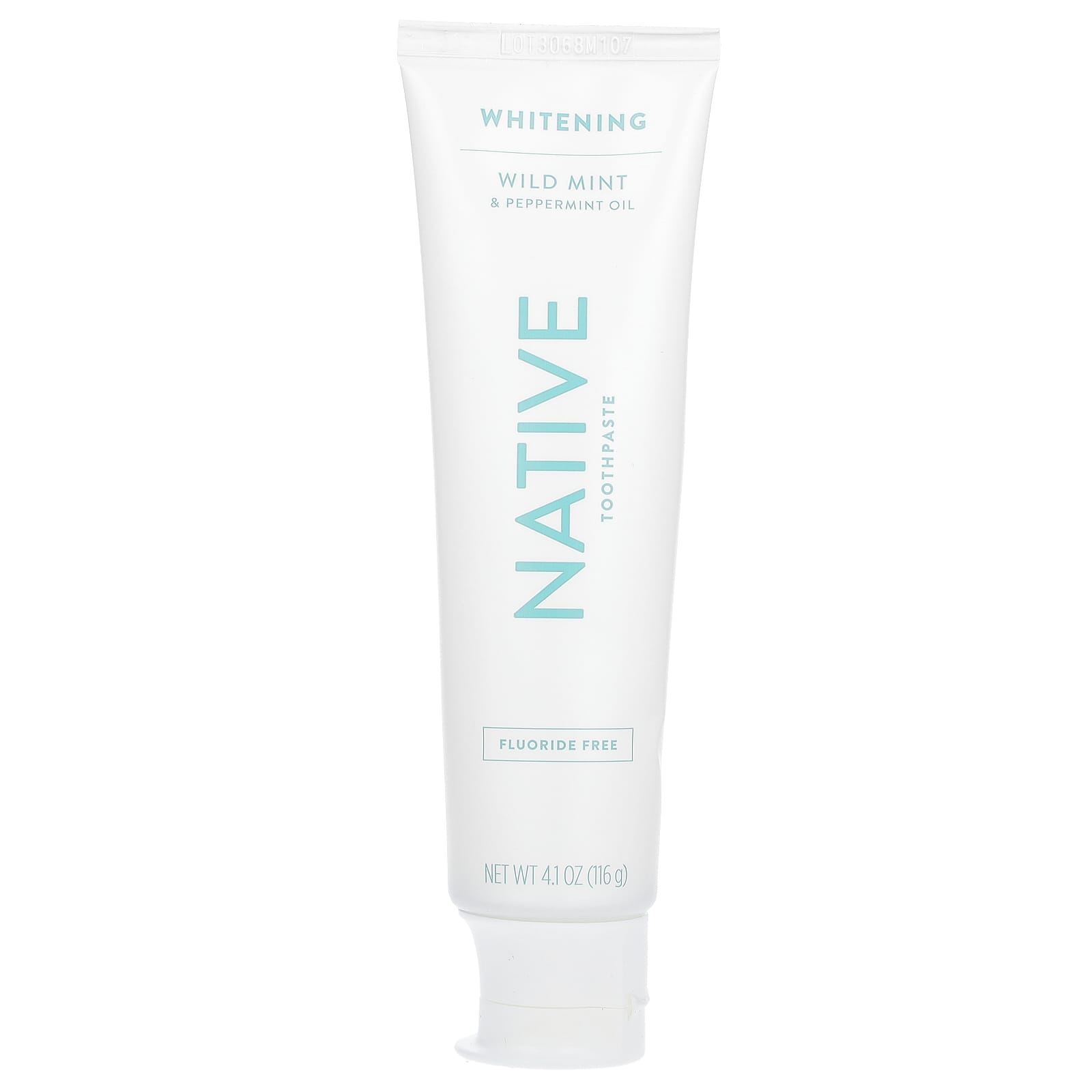 Native, Whitening Fluoride Free Toothpaste, Wild Mint & Peppermint Oil ...