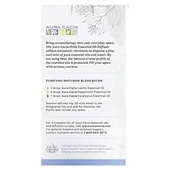 Aura Cacia, Orbit, USB Ultrasonic Essential Oil Diffuser, 1 Count