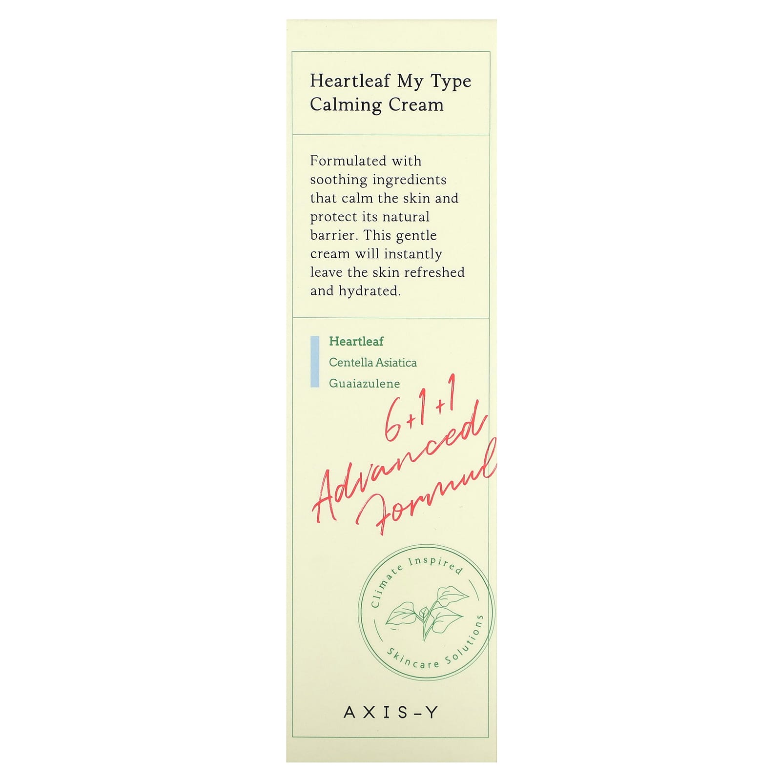 Axis-Y, Heartleaf My Type Calming Cream, 2.02 fl oz (60 ml)
