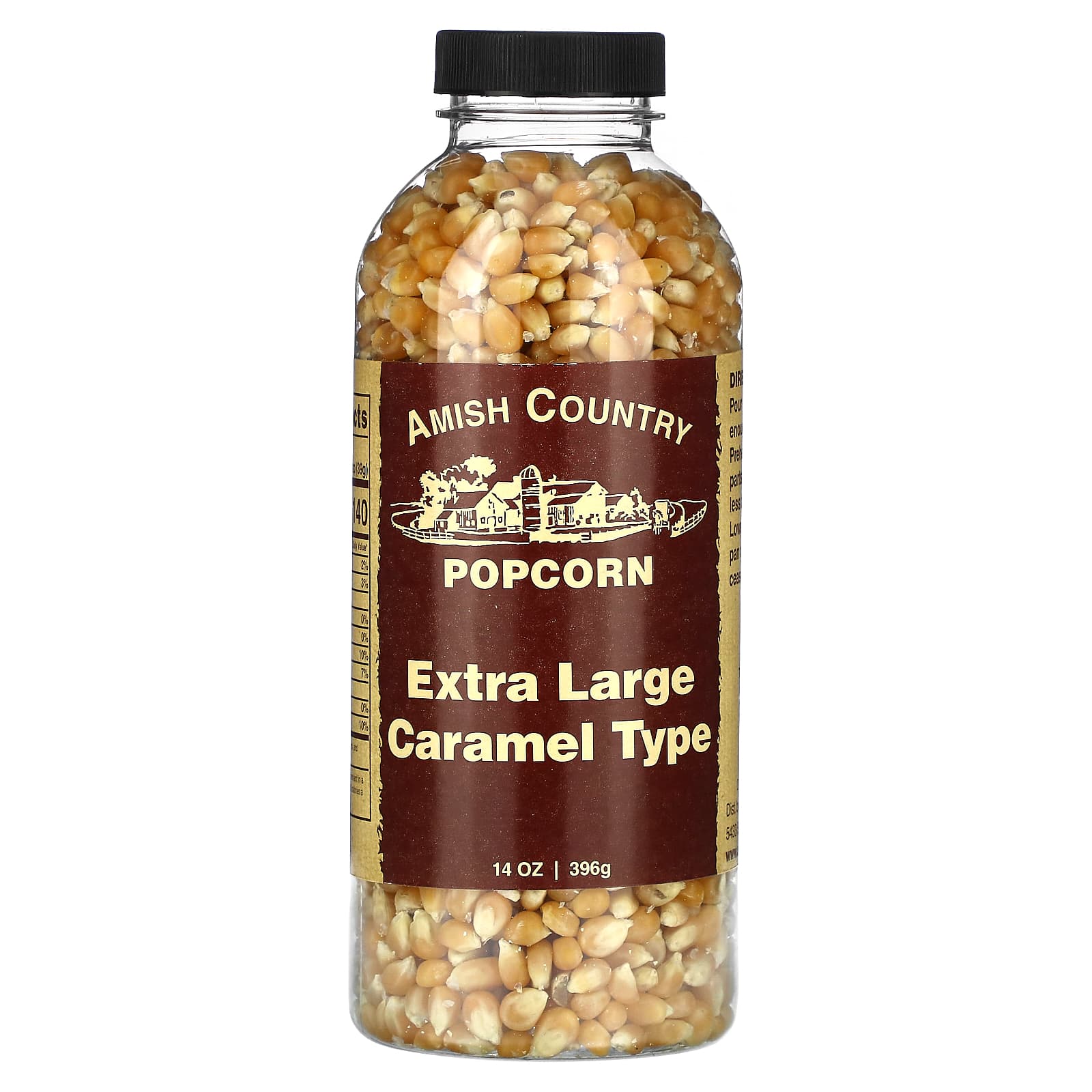 Amish Country Popcorn, Extra Large Caramel Type, 14 oz (396 g)