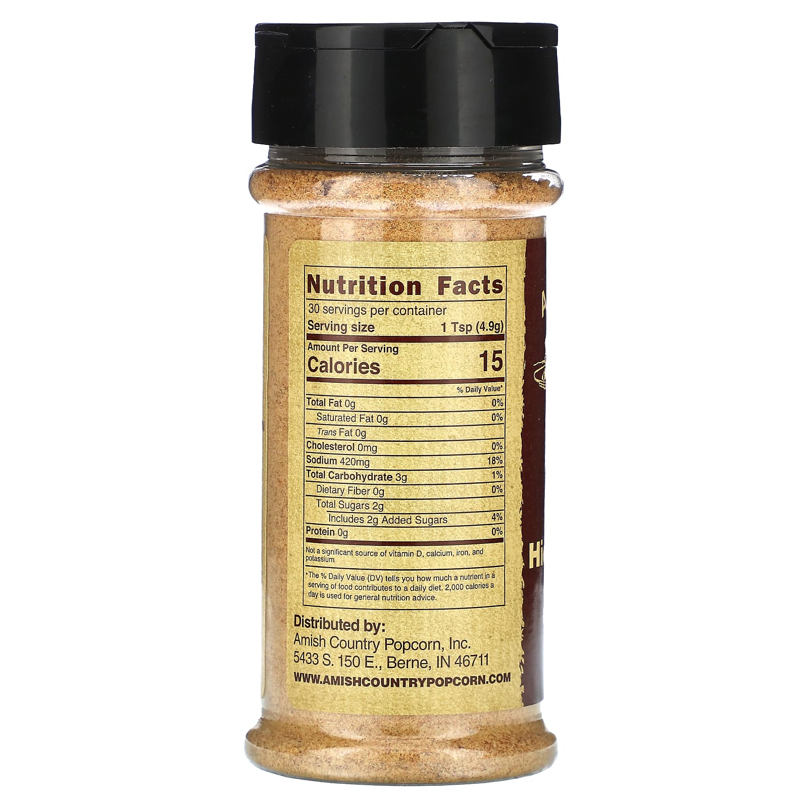 Amish Country Popcorn, Popcorn Seasoning, Hickory Smoke BBQ , 5.25 oz ...