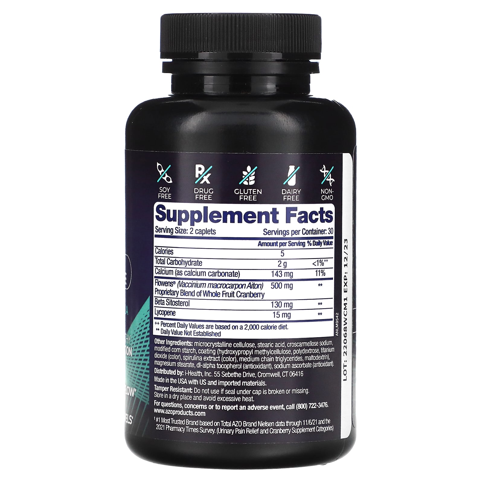 Azo, Men, Prostrate & Urinary Defense, 60 Caplets