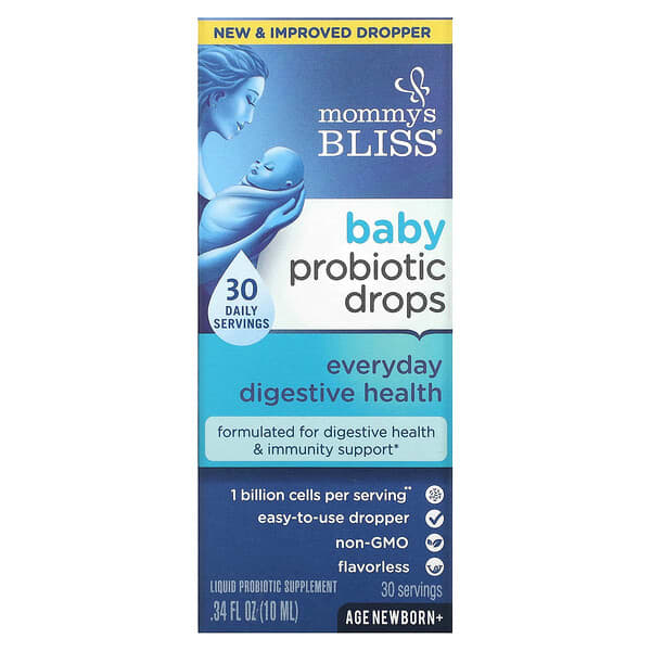 Mommy's Bliss, Baby Probiotic Drops, Everyday Digestive Health ...