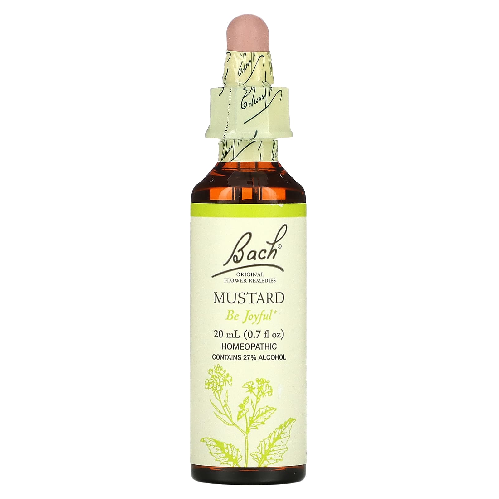 Bach, Original Flower Remedies, Mustard, 0.7 fl oz (20 ml)