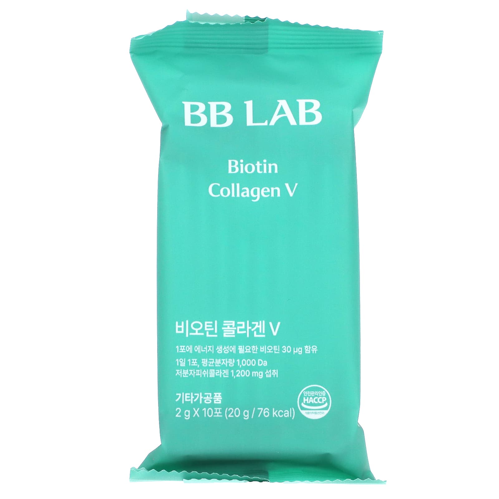 BB Lab, 비오틴 콜라겐 V, 30팩, 각 2g