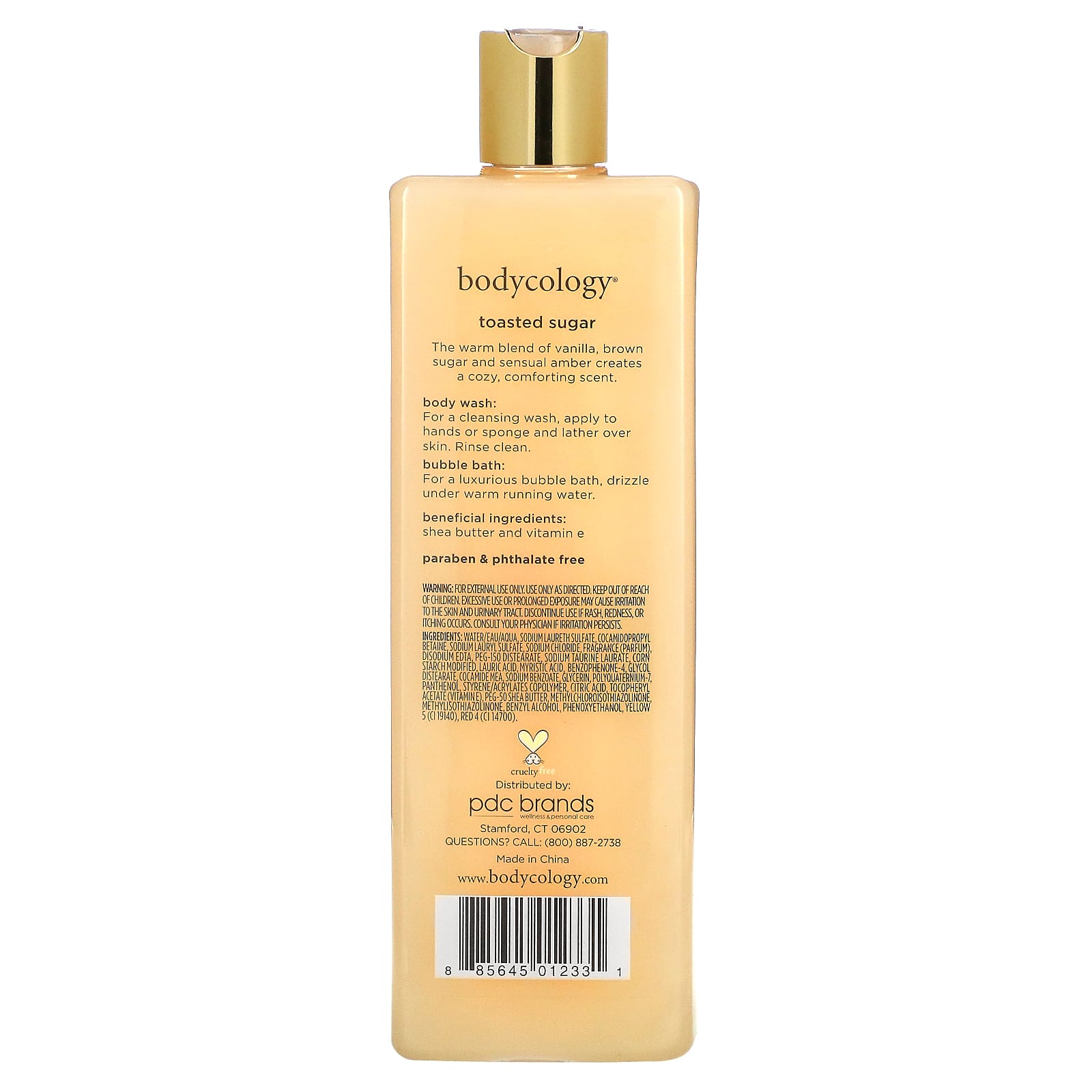 Bodycology 2 In 1 Body Wash And Bubble Bath Toasted Sugar 16 Fl Oz