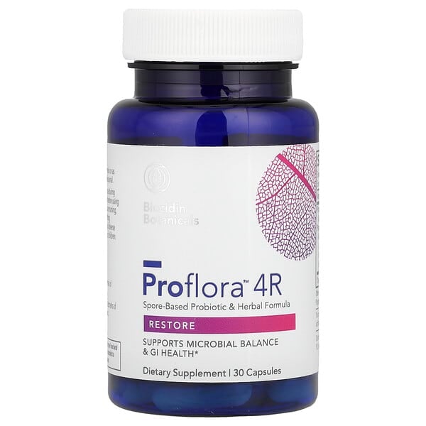 Biocidin Botanicals, Proflora™ 4R, Spore-Based Probiotic & Herbal ...