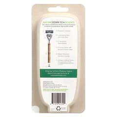 Bulldog Skincare For Men, Original Bamboo Razor, 1 Razor, 2 Cartridges