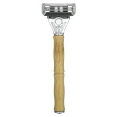Bulldog Skincare For Men, Original Bamboo Razor, 1 Razor, 2 Cartridges