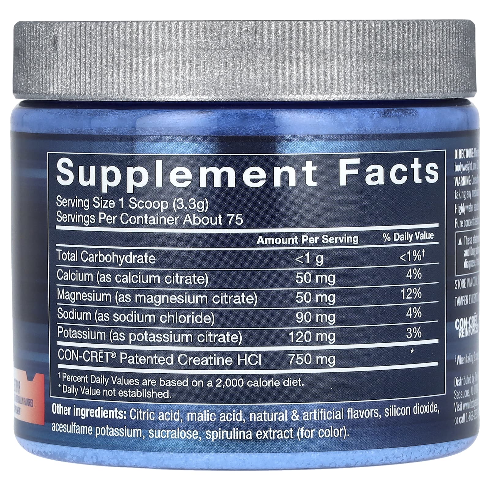 BodyTech, Creatine HCl + Electrolytes, Rocket Pop, 8.8 oz (249.75 g)