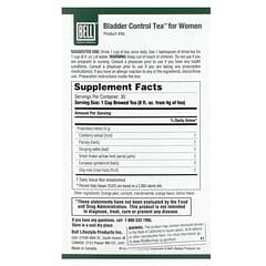Bell Lifestyle, Bladder Control Tea, For Women, Caffeine Free, 4.2 oz ...