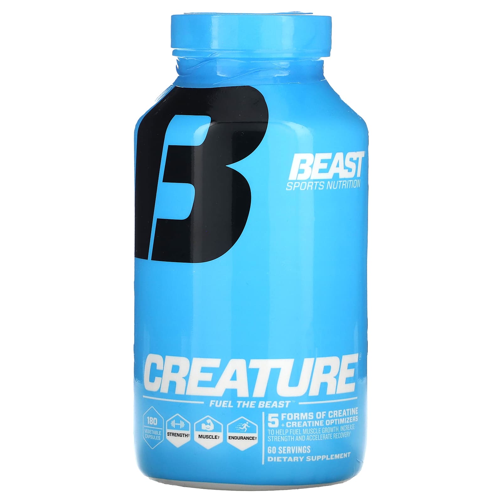 Beast, Creature, 180 Vegetable Capsules