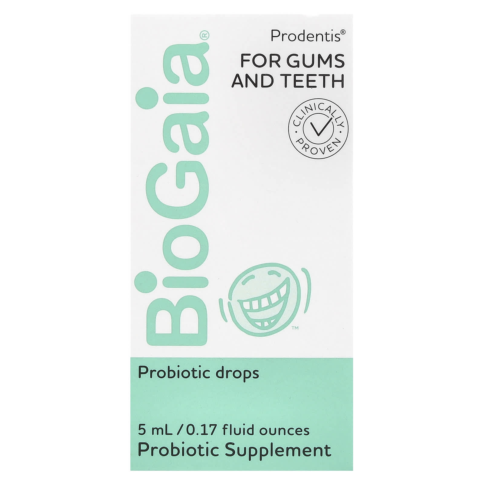 BioGaia, Prodentis, Probiotic Drops, For Gums and Teeth, 0.17 fl oz (5 ml)