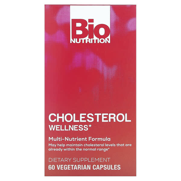 Bio Nutrition, Cholesterol Wellness, 60 Vegetarian Capsules