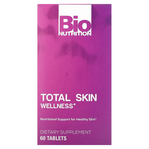 Bio Nutrition, Total Skin Wellness, 60 Tablets