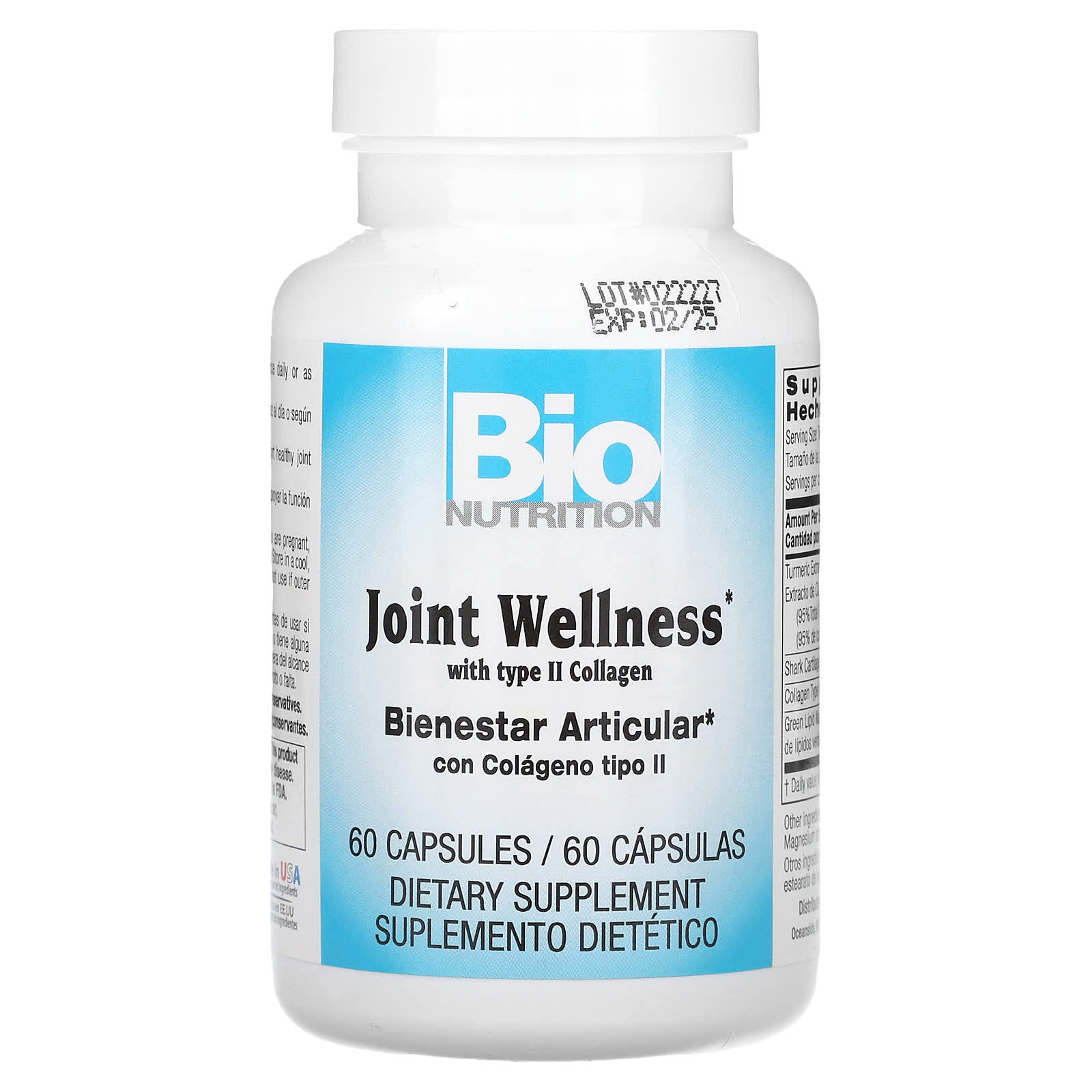 Bio Nutrition, Joint Wellness With Type II Collagen, 60 Capsules