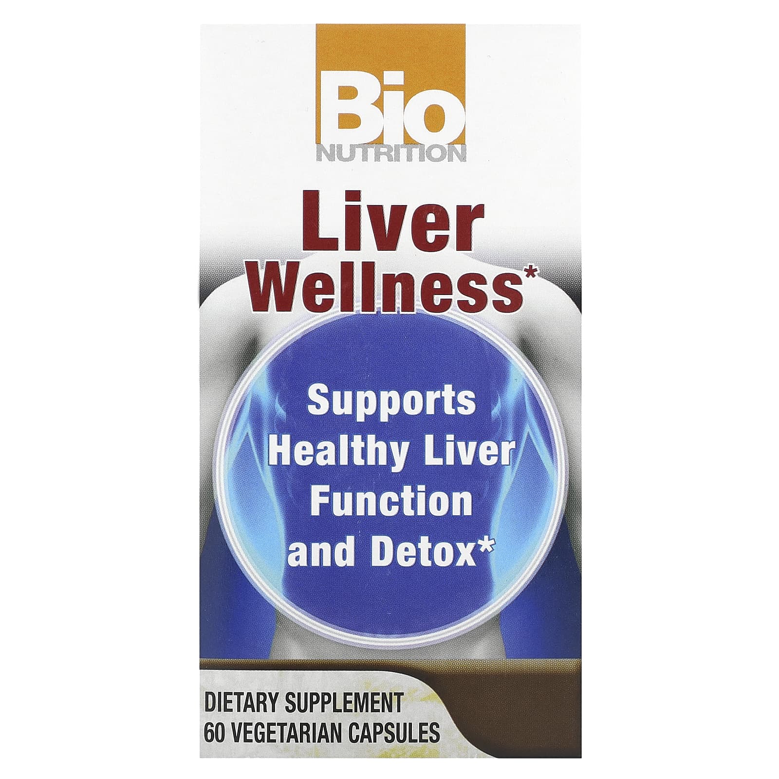 Bio Nutrition, Liver Wellness, 60 Vegetarian Capsules