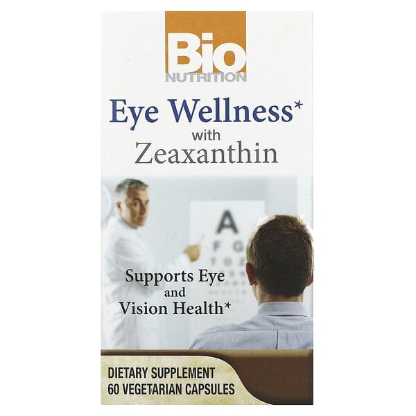 Bio Nutrition, Eye Wellness With Zeaxanthin, 60 Vegetarian Capsules