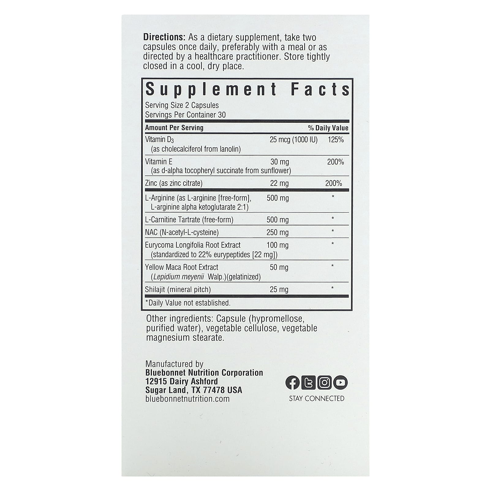 Bluebonnet Nutrition, Intimate Essentials, For Him, Conception Formula ...