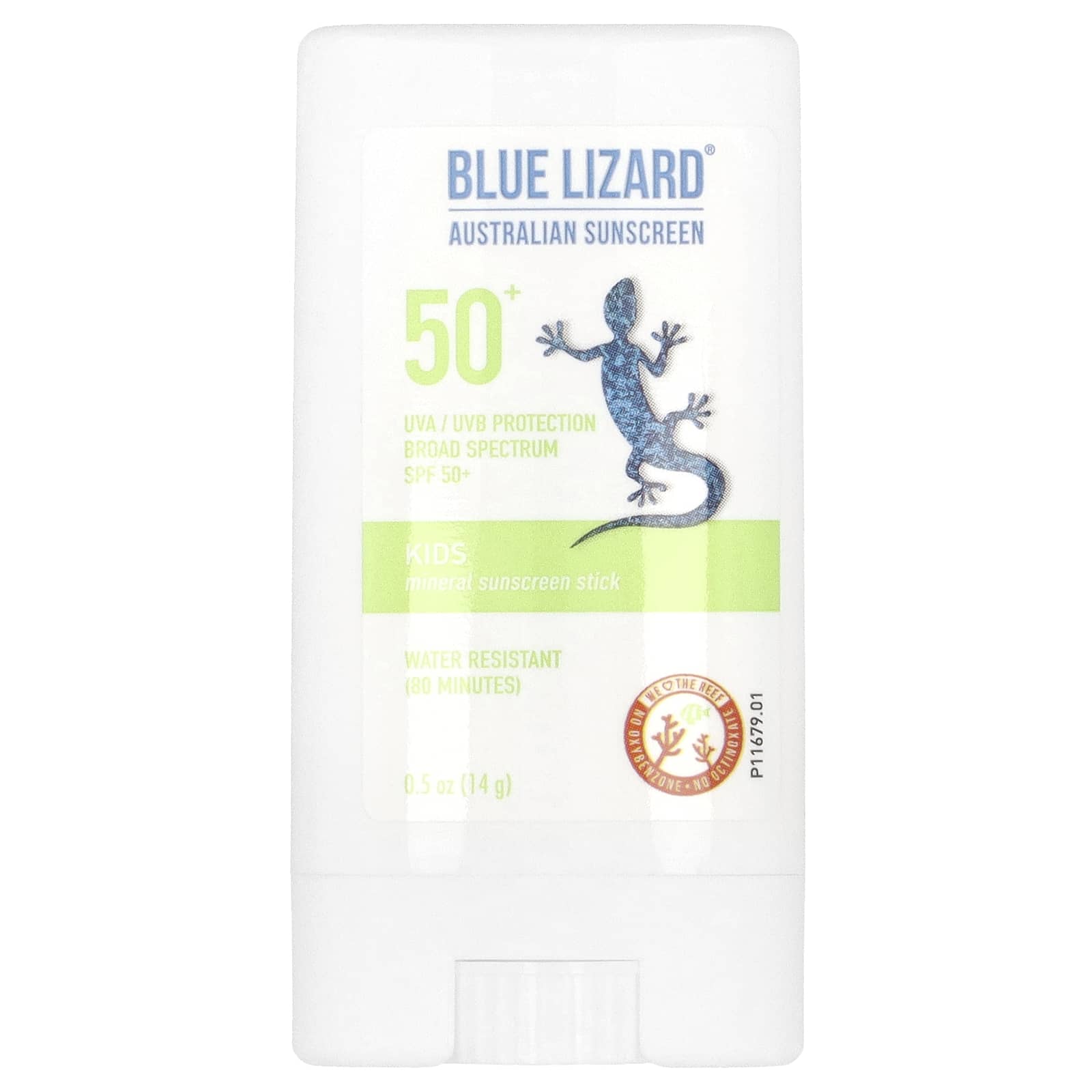 Blue Lizard Australian Sunscreen, Kids, Mineral Sunscreen Stick, SPF 50 ...