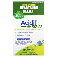 Boiron, Acidil On The Go, Multi-Symptom Heartburn Relief, 2 Portable ...