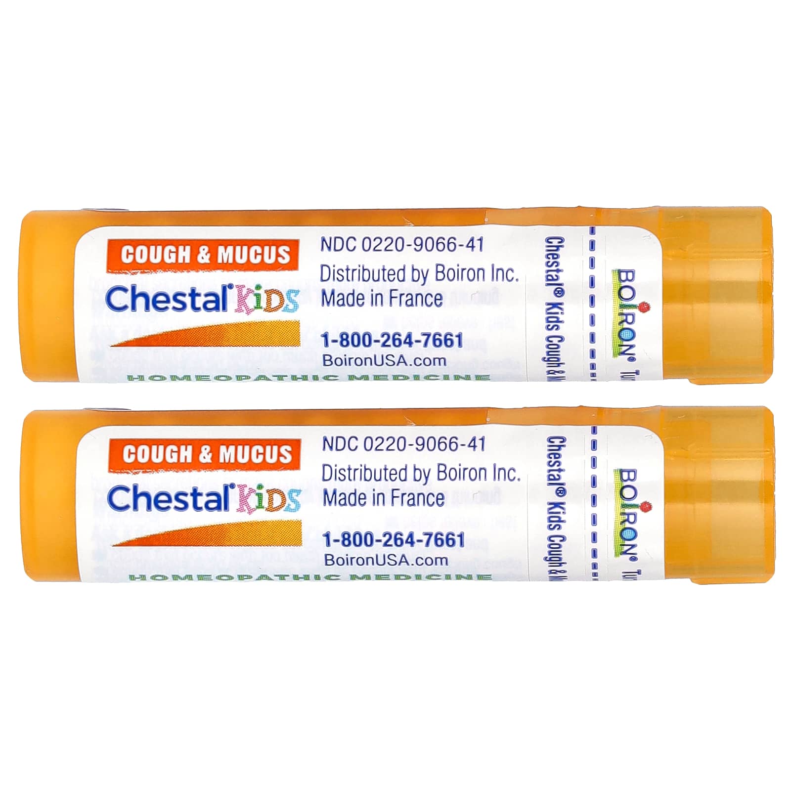Boiron, Chestal Kids Meltaway Pellets, Cough & Mucus Relief, 4+ Years ...