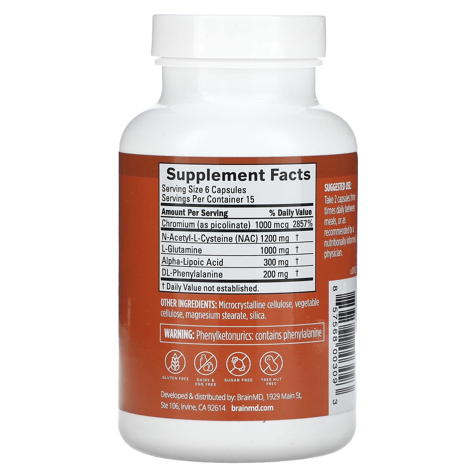 BrainMD, Craving Control, 90 Capsules