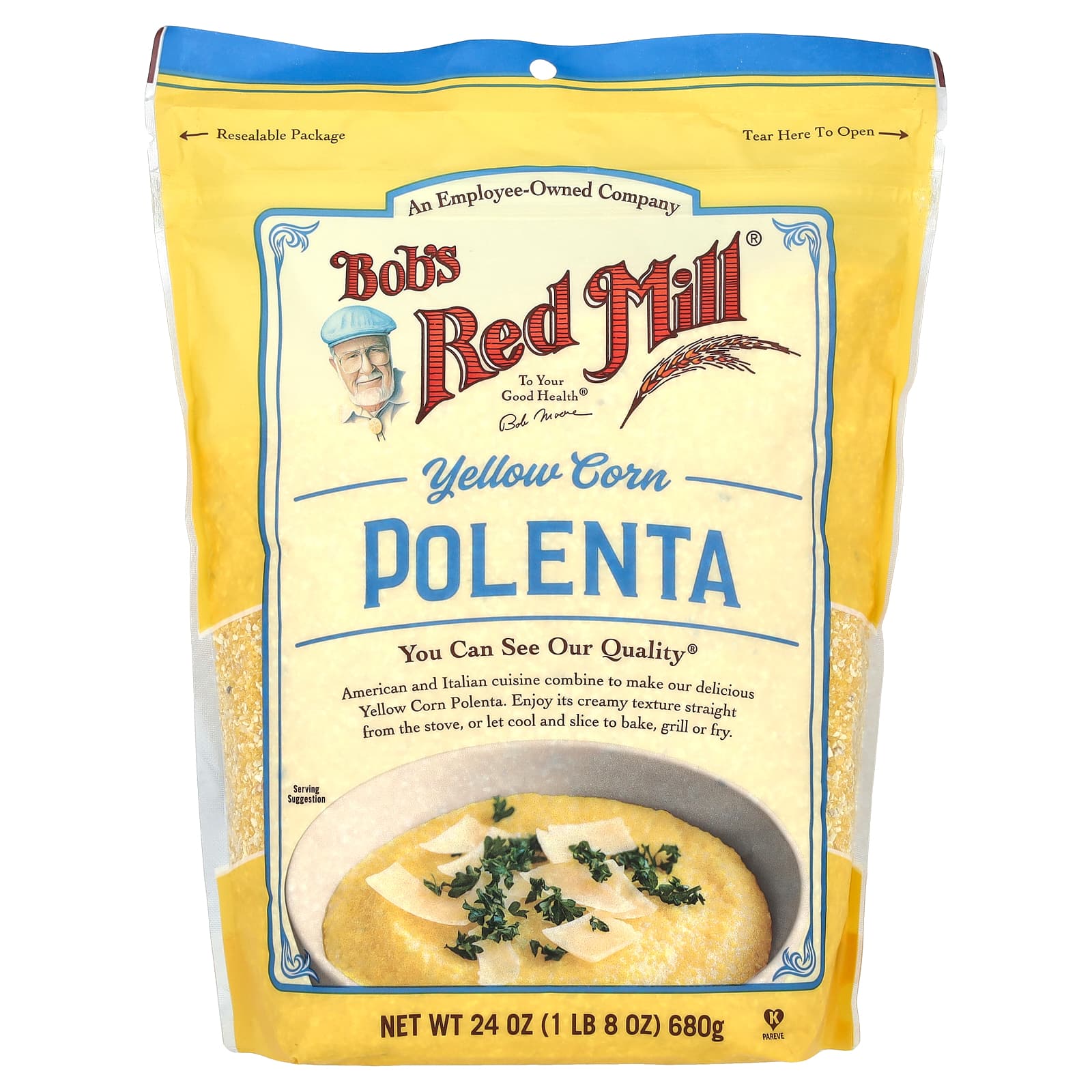 Bob's Red Mill, Yellow Corn Polenta, 24 oz (680 g)