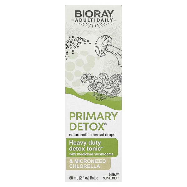 Bioray, Primary Detox, Heavy Duty Detox Tonic, Alcohol Free, 2 fl oz ...