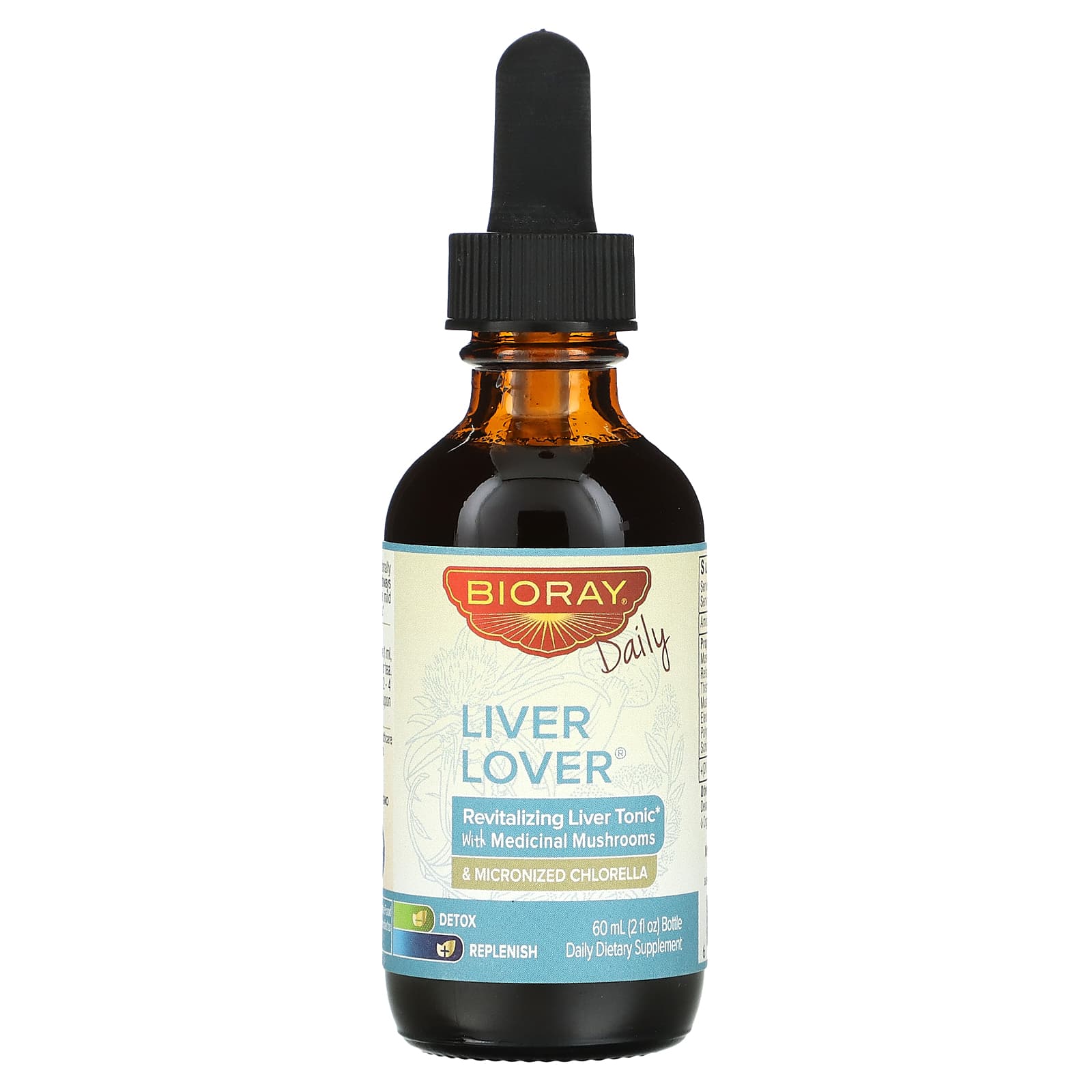 Bioray, Liver Lover, Tónico revitalizante para el hígado, Sin alcohol ...